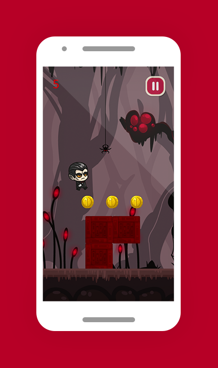 VAMPIRE JUMP WITH ADMOB - ANDROID STUDIO & ECLIPSE FILE by Bosscadexgames